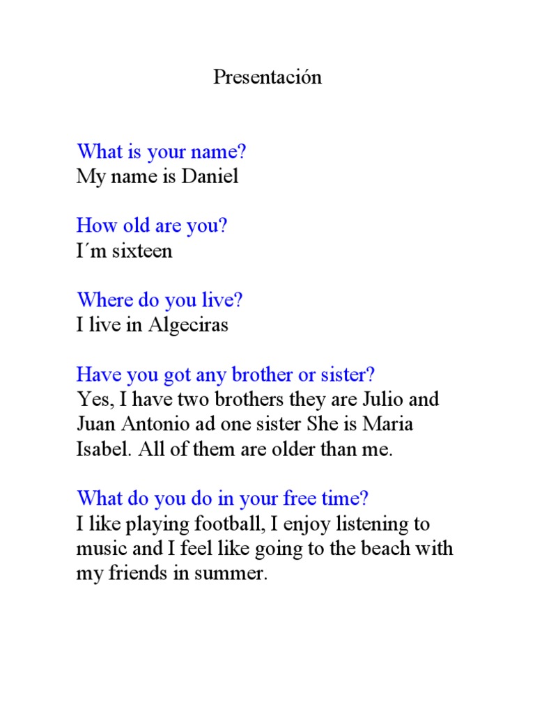 Basic Conversation Skills in Spanish | PDF | Art