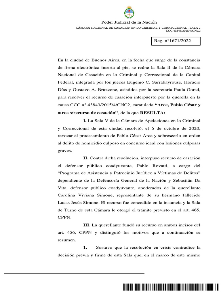 Ccc 04384320154cnc002 - Simone Lucas | PDF | Instituciones ...