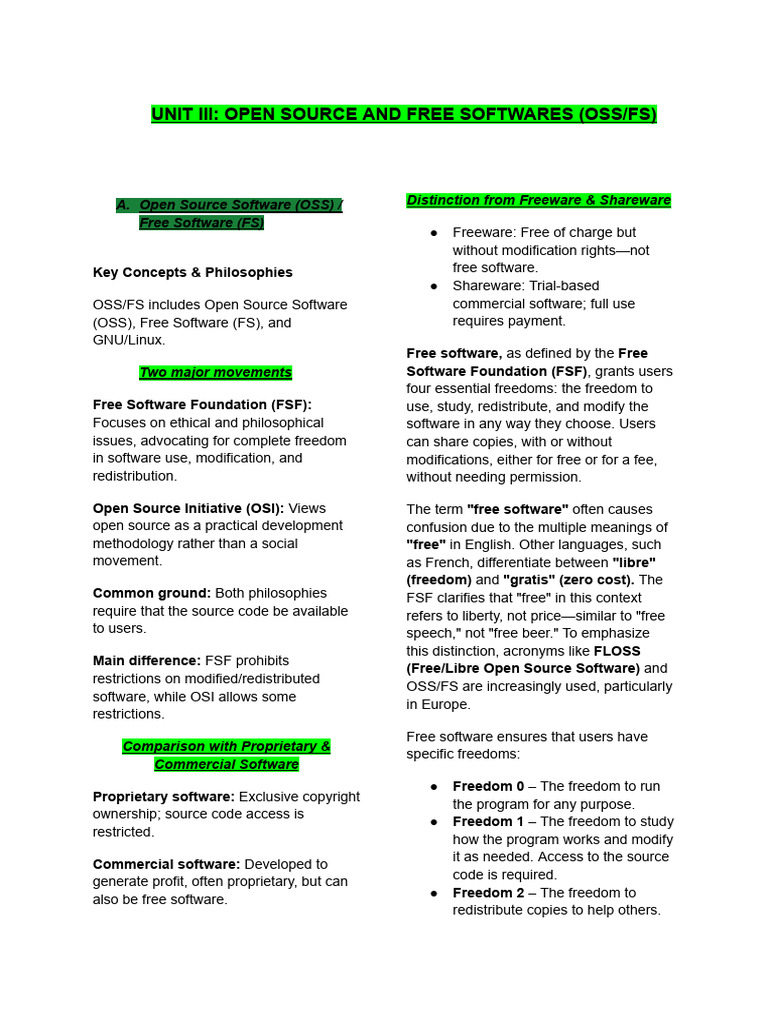 Ninfo Notes, Abalos, Jade Ashley S. | PDF | Free Software | Electronic ...