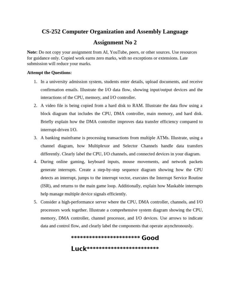Computer Organization Assignment 2 Guide | PDF