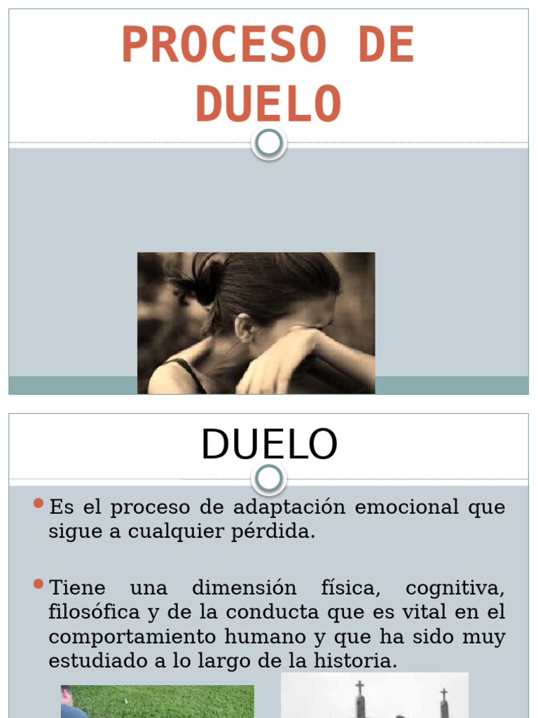 Proceso de Duelo y sus Etapas | PDF | Dolor | Perdón