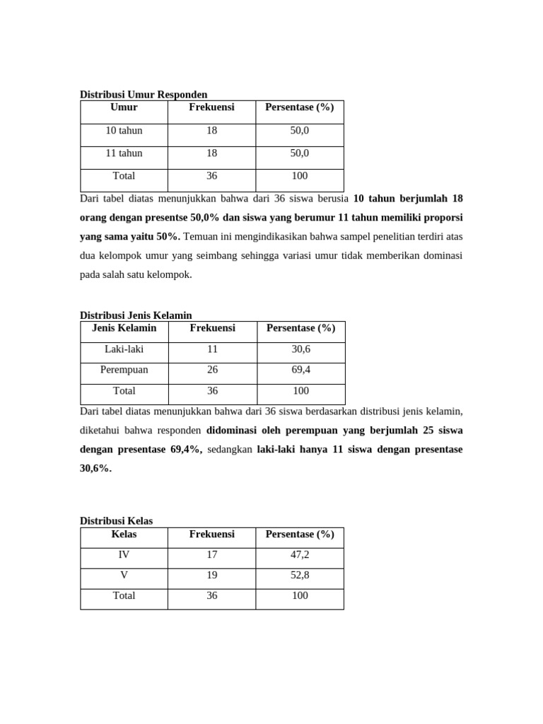 Tabel Distribusi | PDF