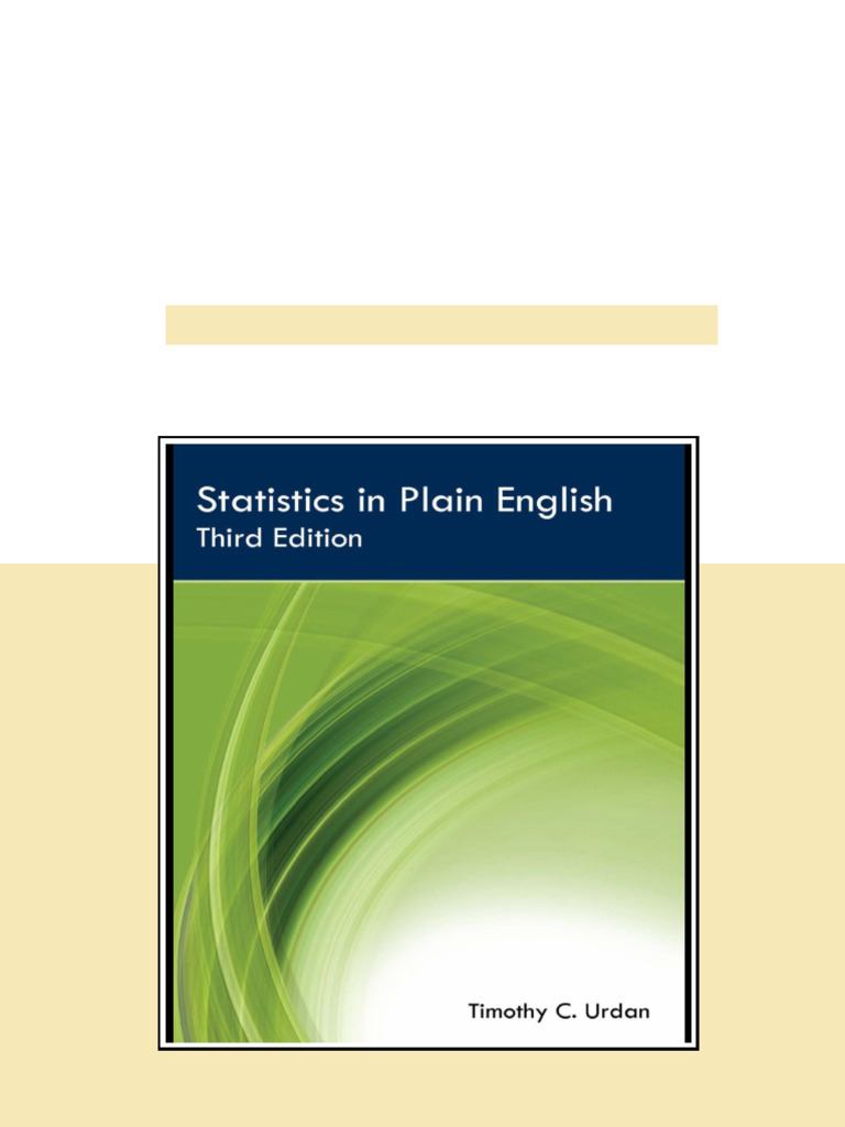 Statistics in Plain English Third Edition Timothy C. Urdan full | PDF ...