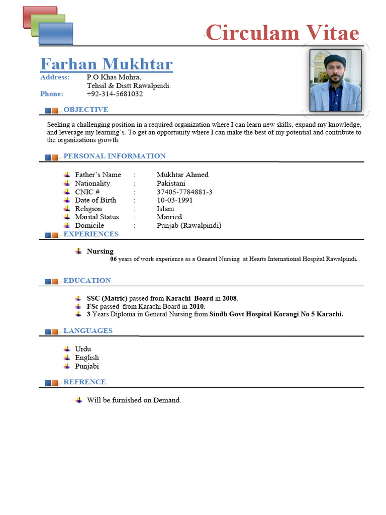 CV Farhan Mukhtar | PDF