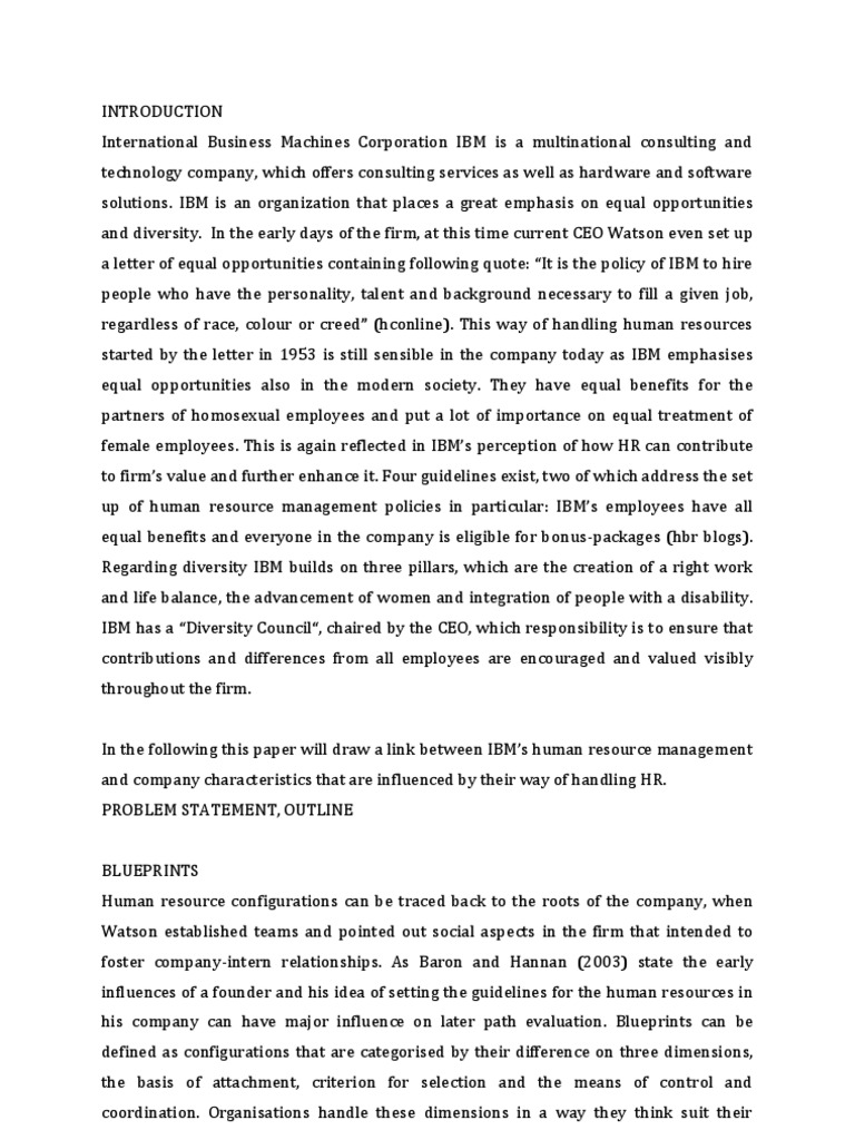 Ibm | PDF | Ibm | Human Resource Management