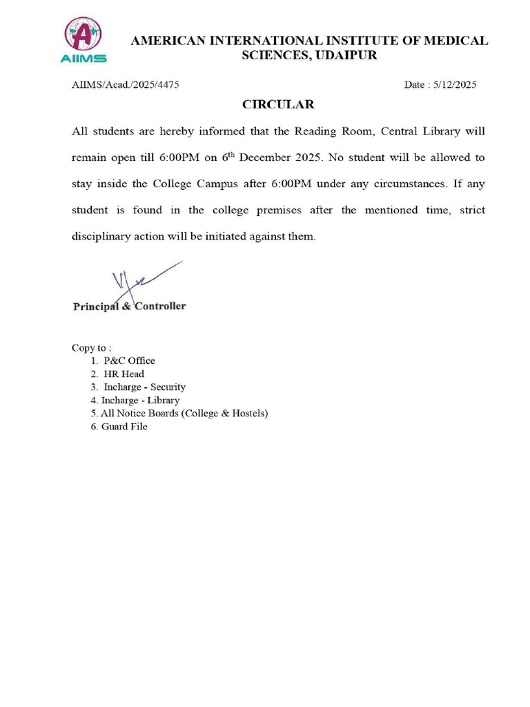 Circular Library Timing | PDF