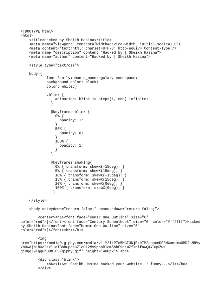 Deface.html | PDF
