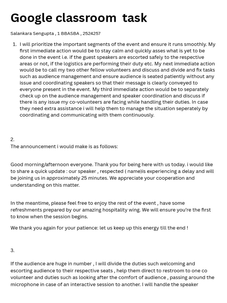 Google Classroom Work PDF | PDF