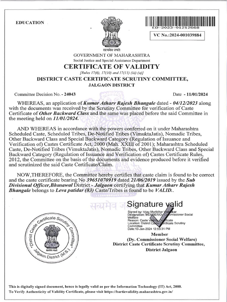 Cast Validity | PDF
