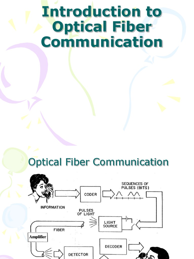 Introduction To Optical Fiber Communication | PDF | Optical Fiber ...