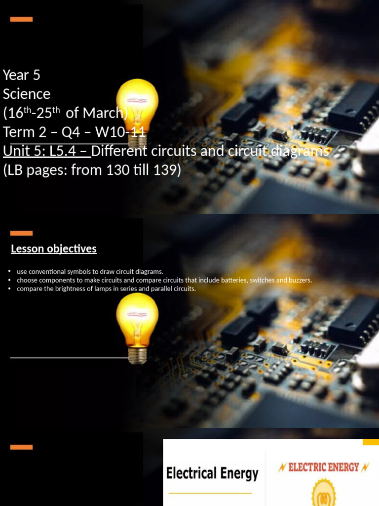 T2 Q4 W10 11 Differenct Circuits and Circuit Diagrams 16th 25th Mar ...