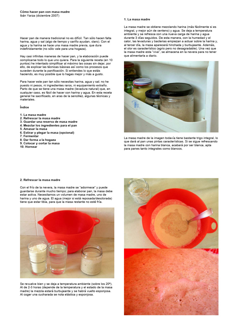 Como Hacer Pan Ivan Yarza | PDF | Panes | Horneando