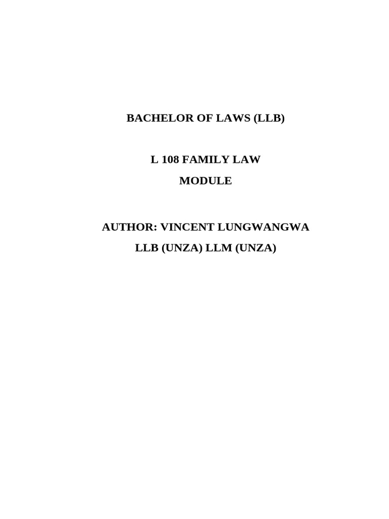 Family Law Overview and Concepts | PDF | Alimony | Marriage