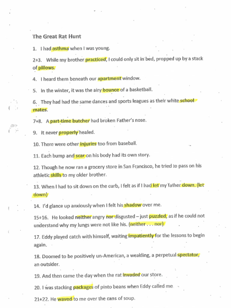 The Great Rathunt Wordlist | PDF