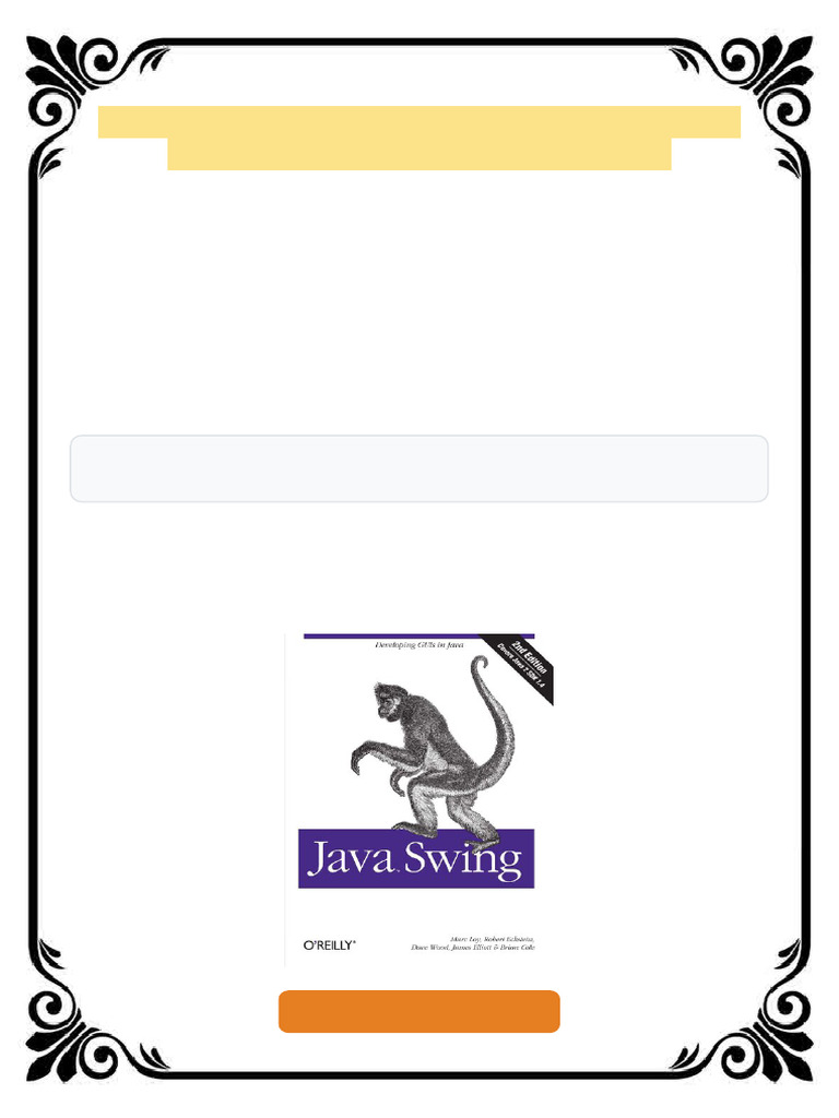 Java Swing 2nd Edition Marc Loy ebook direct access link | PDF ...