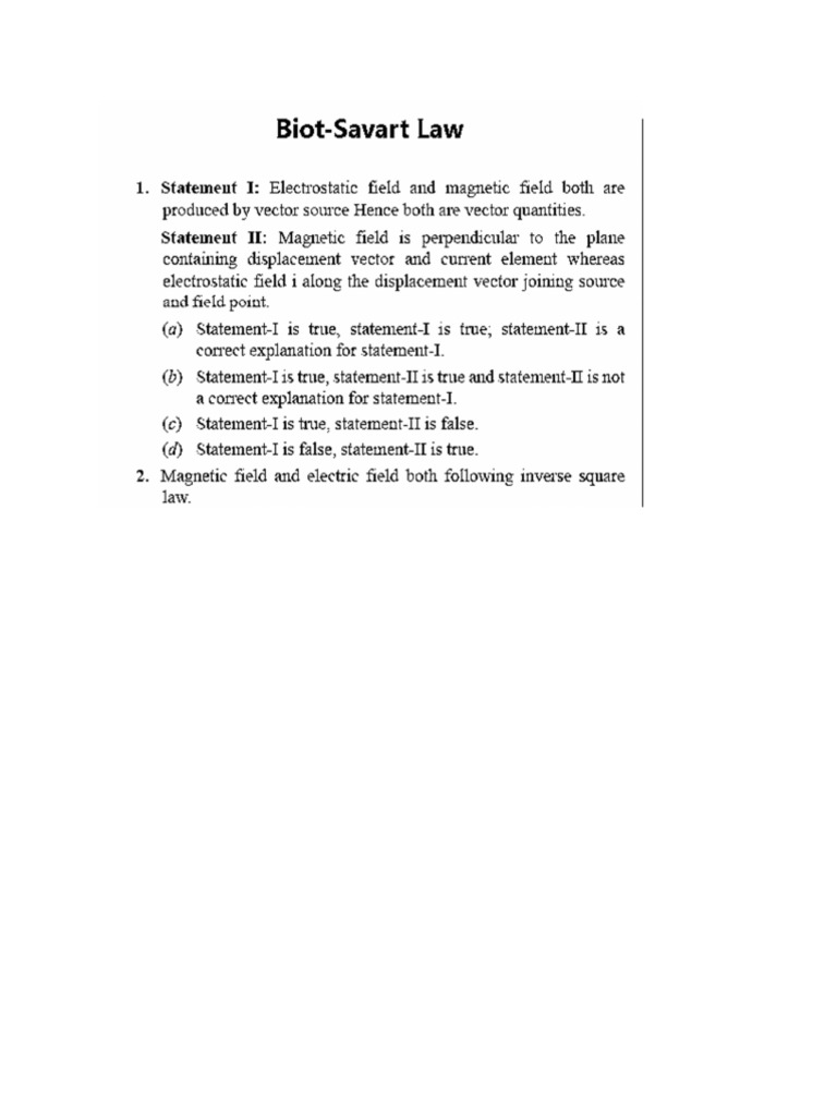 DPP Moving Charge & Magnetism[1] | PDF