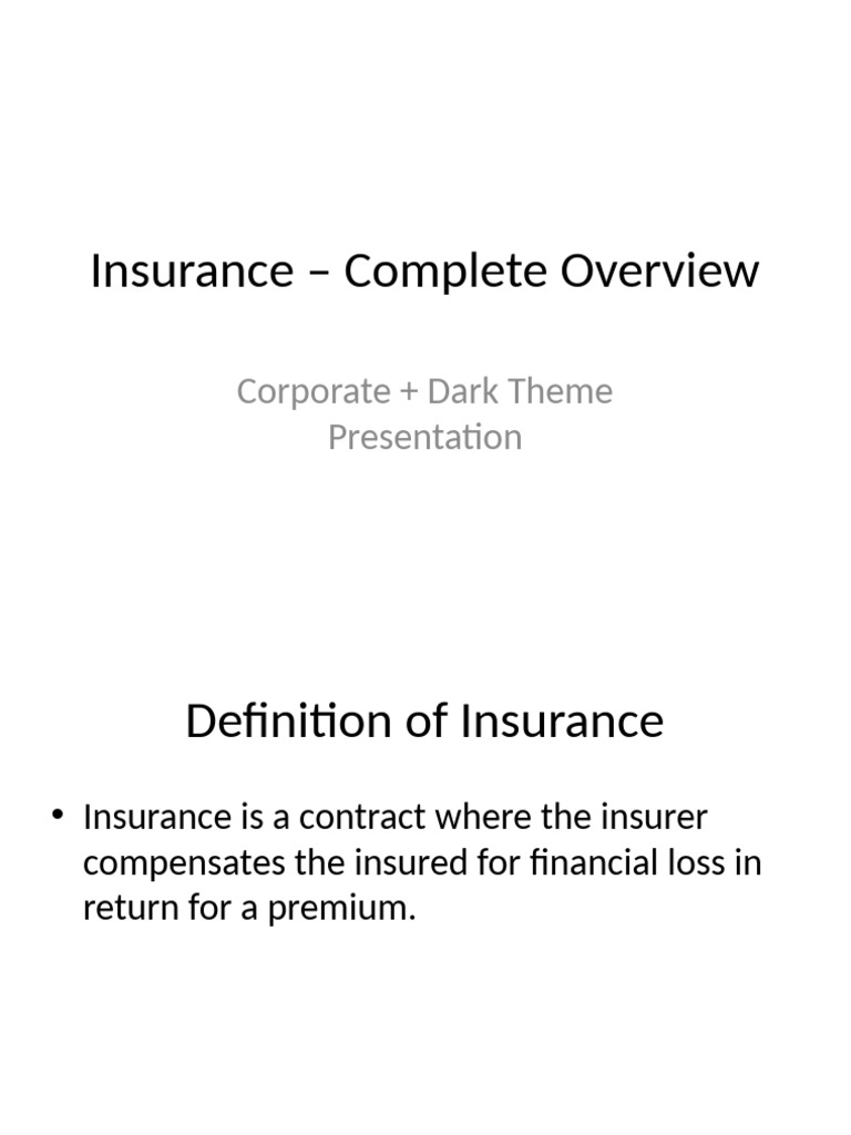 Insurance Advanced Theme | PDF