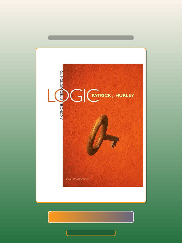 Test Bank for a Concise Introduction to Logic 12th Edition Hurley HQ ...