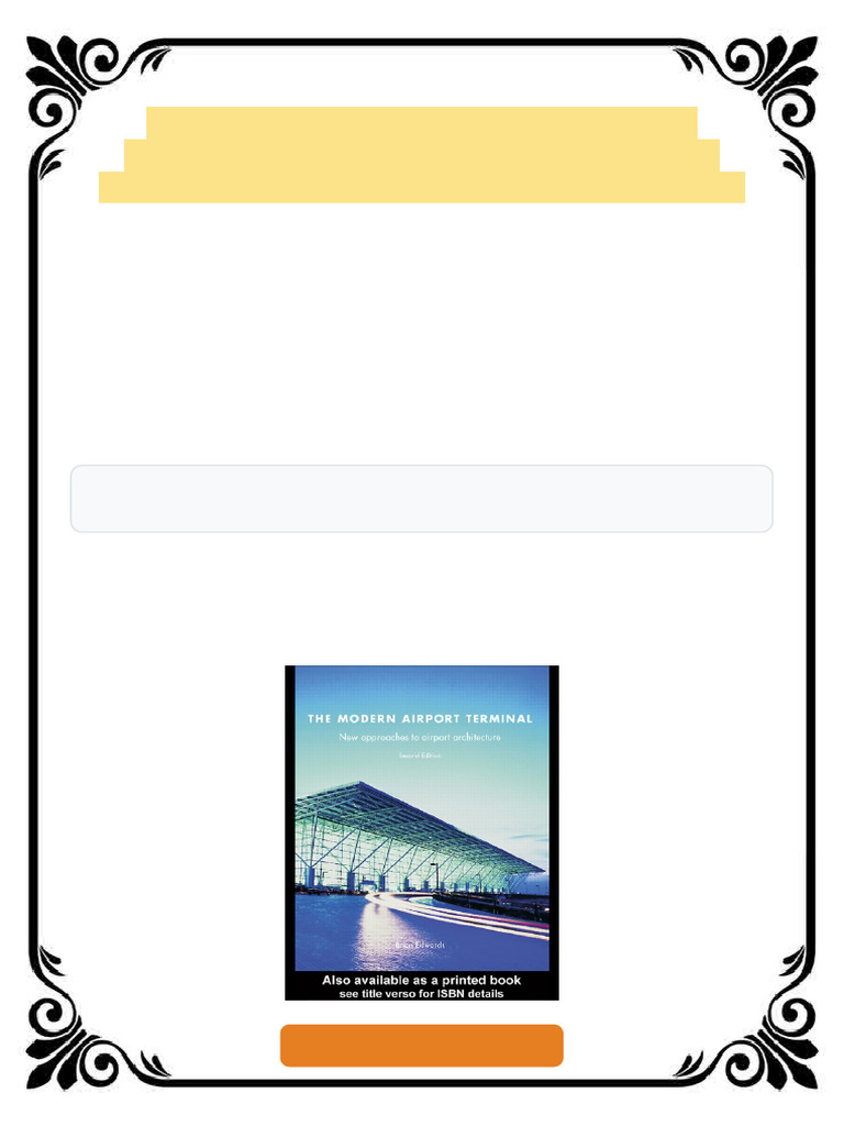 The modern airport terminal new approaches to airport architecture 2nd ...