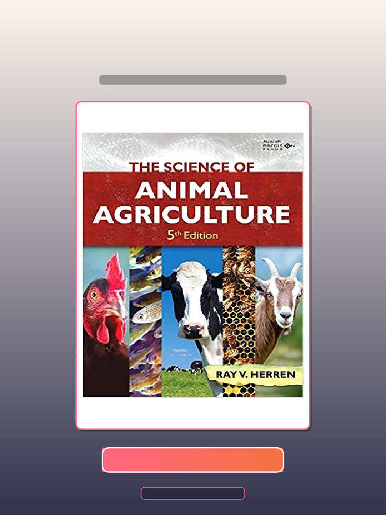 Test Bank for the Science of Animal Agriculture 5th 5th Edition | PDF ...