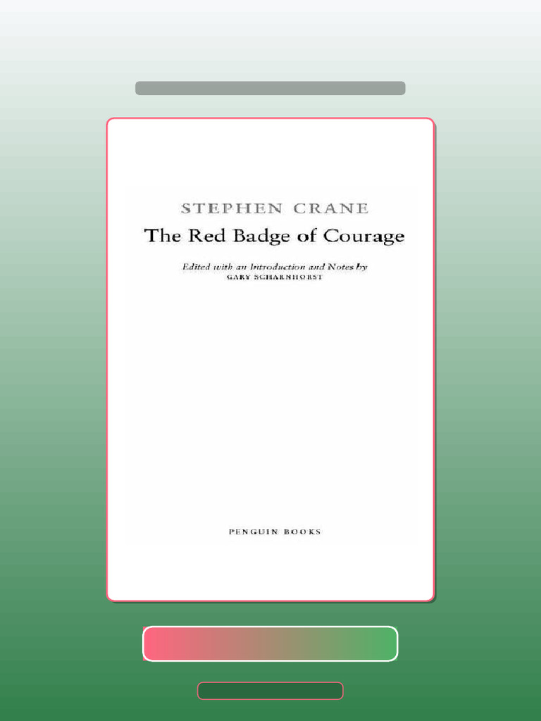 Test Bank For The Red Badge of Courage | PDF | Multiple Choice
