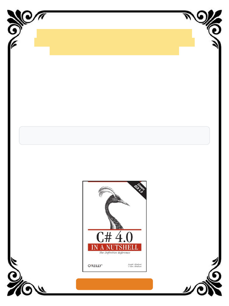 C 4 0 in a Nutshell The Definitive Reference Fourth Edition Joseph ...