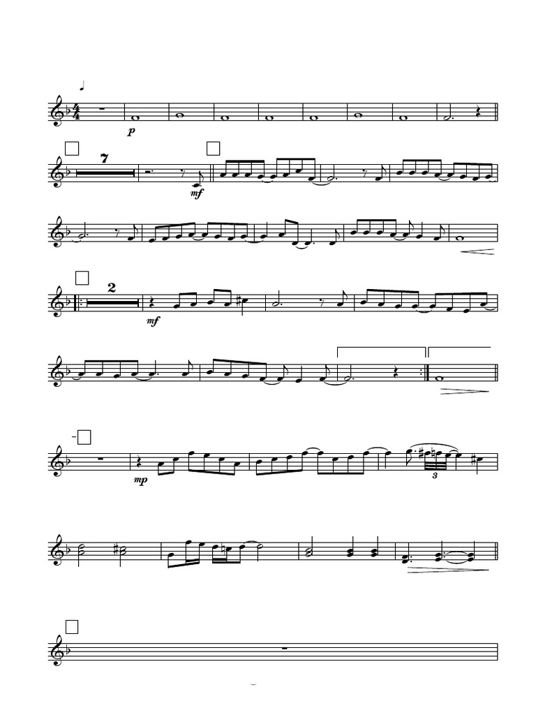 Tenor Sax Arrangement: Oferta Agradável | PDF