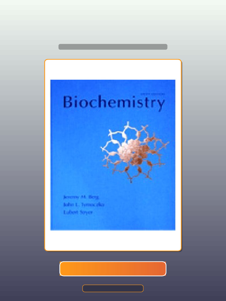 Biochemistry 6th Edition Berg Stryer Ebook and TestBank Bundle Test ...