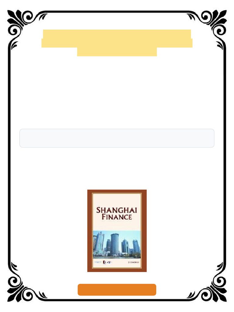 Shangai Industries Shanghai Series 1st Edition Ji Xiaohui ebook ...