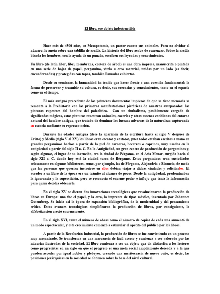 El Libro | PDF | Libros