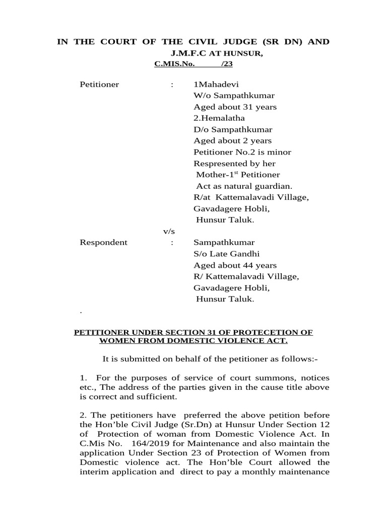 125(3) OF CRPC | PDF