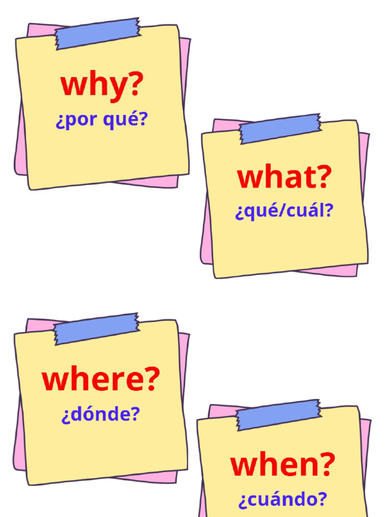 Flash Cards - WH Questions | PDF