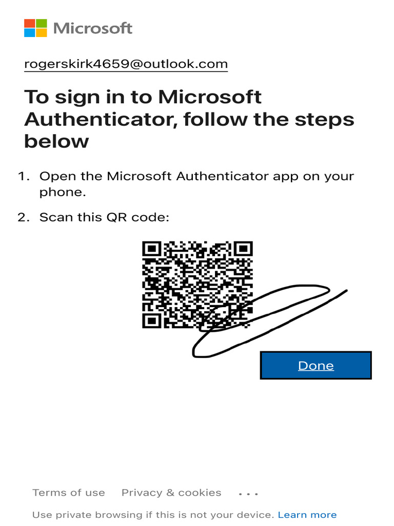 Microsoft Authenticator Sign-In Guide | PDF