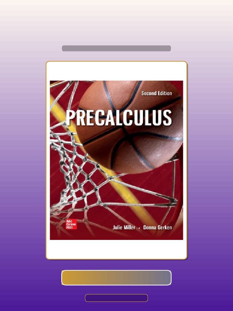 Test Bank For Precalculus 2nd Edition Miller HQ File Exam Prep | PDF ...