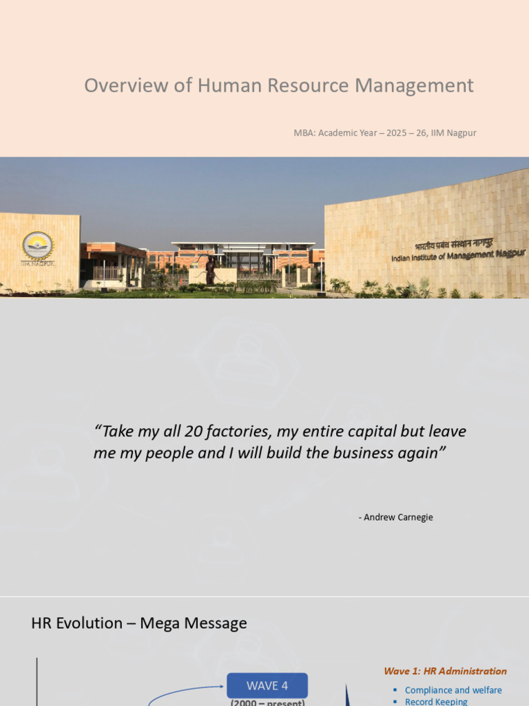 Human Resource Management Overview | PDF | Human Resource Management ...