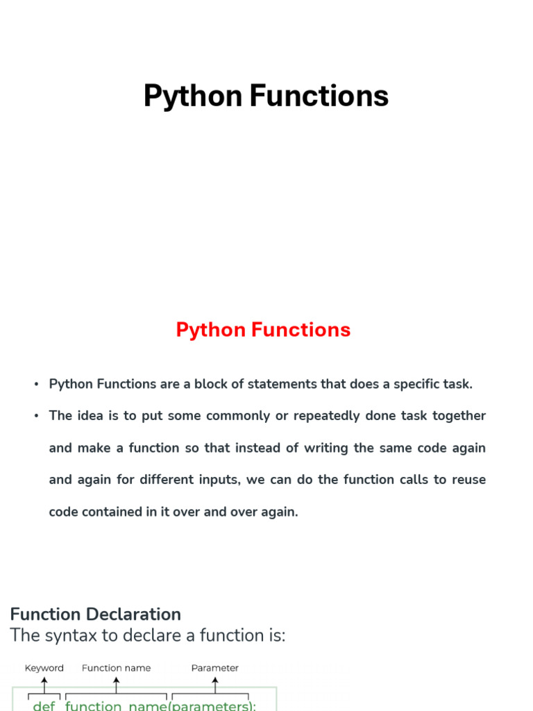 ModuleAndPackages-Unit-2 | PDF | Anonymous Function | Parameter (Computer Programming)