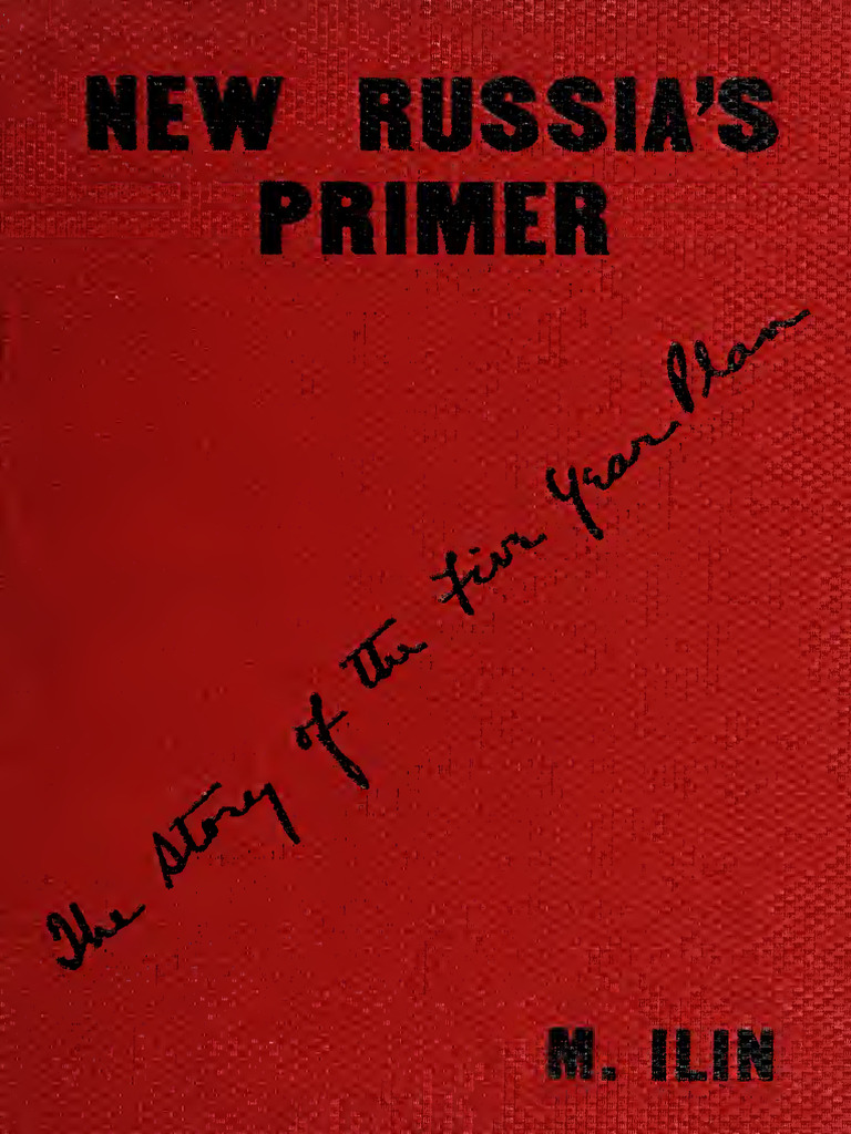 New Russia's Primer; The Story - Marshak, Il' IAkovlevichia | PDF