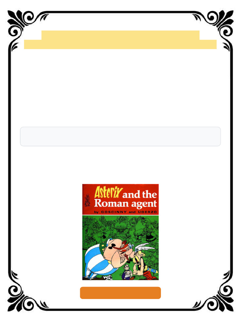 Asterix and the Roman Agent Goscinny ebook improved chapter edition ...