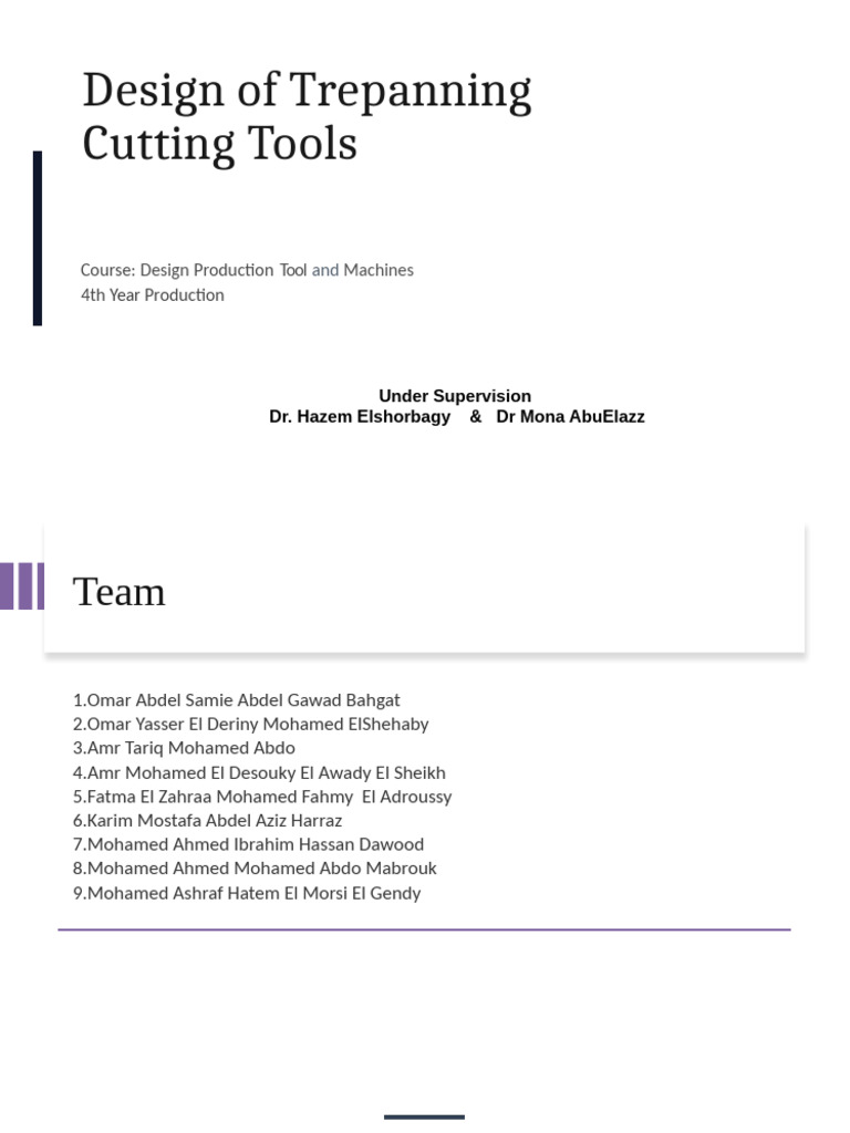 Trepanning Tool Design Principles | PDF | Drilling | Industrial Processes