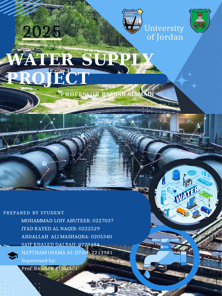 Water Supply Design for Dabouq Area | PDF | Water