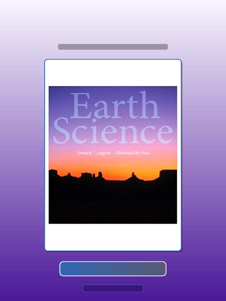 Test Bank For Earth Science 14th Edition by Edward J Tarbuck | PDF ...
