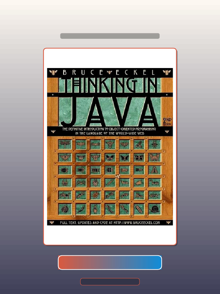 Test Bank For Thinking in Java | PDF | Science | Knowledge