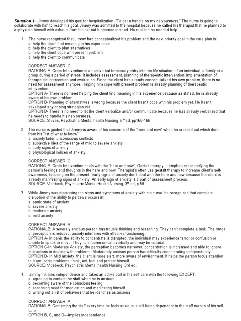 Nle Pre Board June 2008 NPT 5-Questions and Rationale | PDF | Nocturnal ...