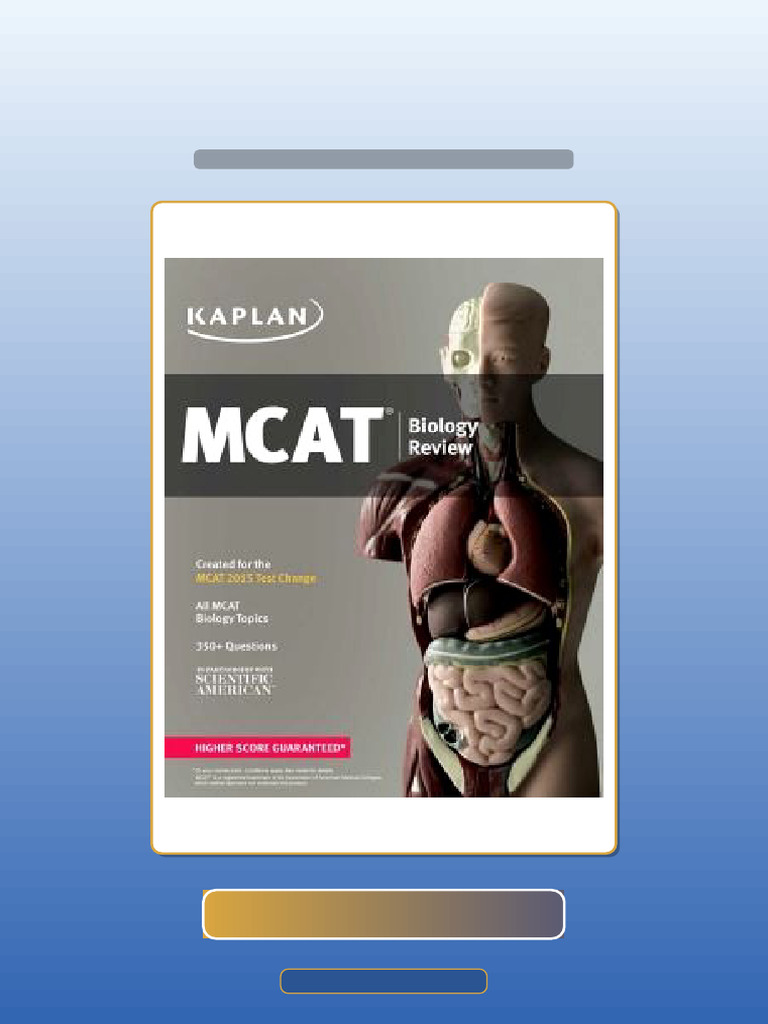 Test Bank of Kaplan MCAT Biology Review Created For MCAT 2015 Ebook and ...