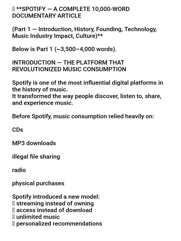 Aaaaa | PDF | Spotify | Streaming Media