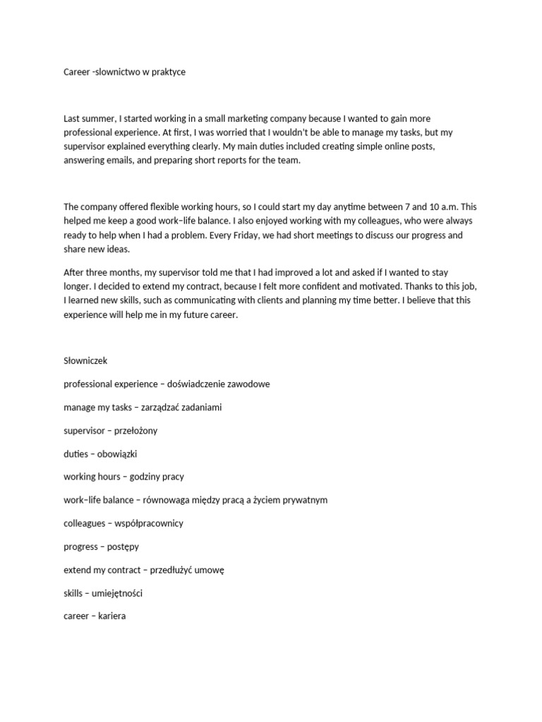 Career Slownic WPS Office | PDF