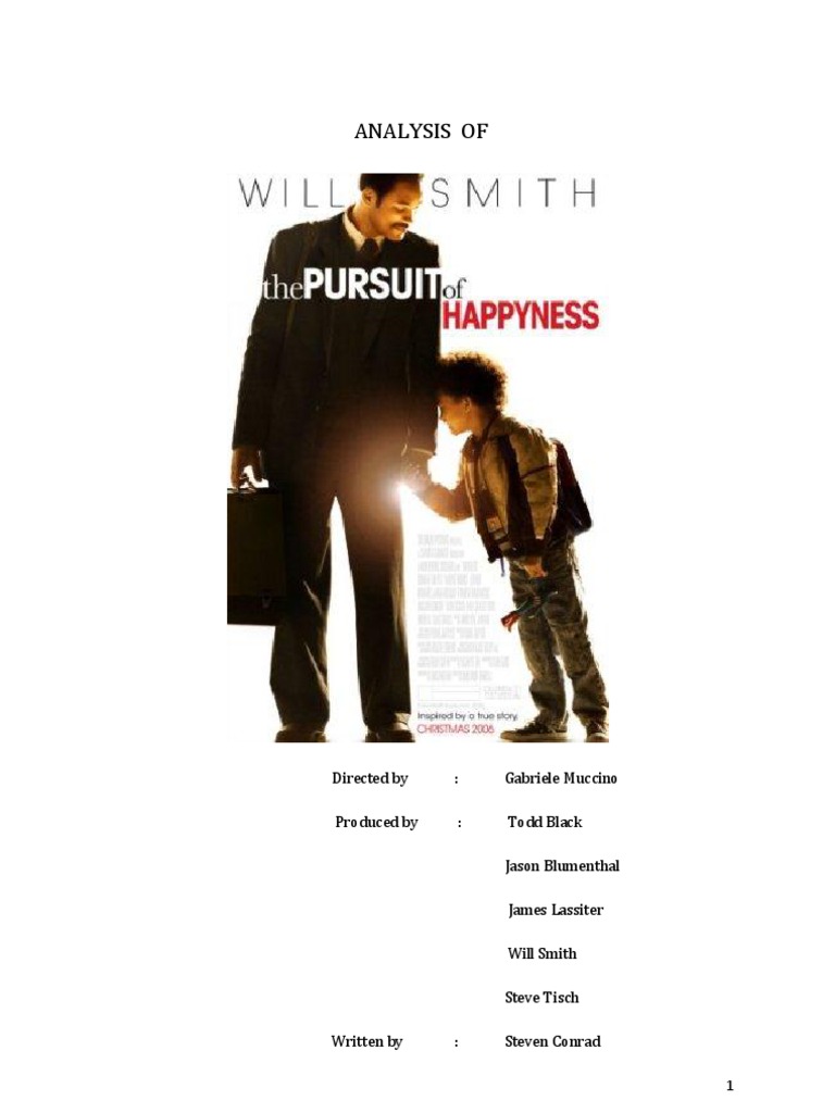 The Pursuit of Happyness Analysis | PDF