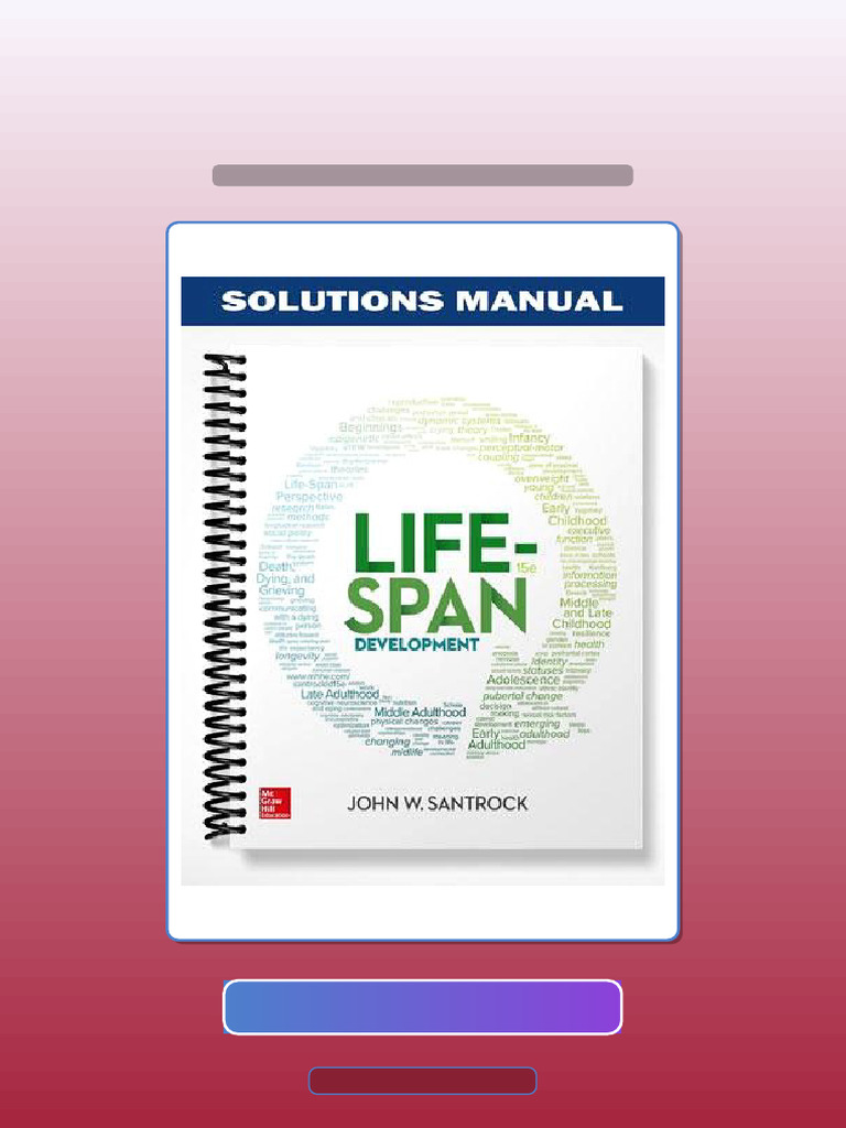 LifeSpan Development 15th Edition by Santrock Test Bank | PDF ...