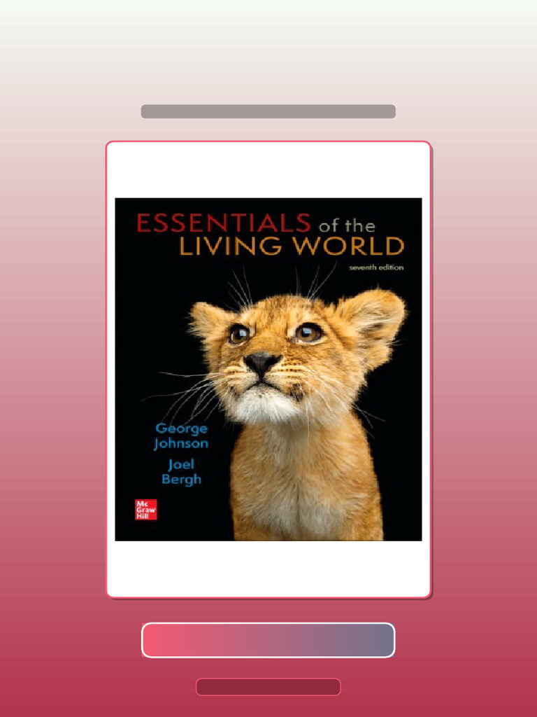 Test Bank For Essentials of The Living World 7th Edition Johnson HQ ...