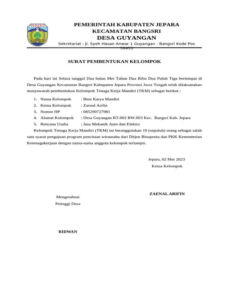 Proposal Bkm | PDF